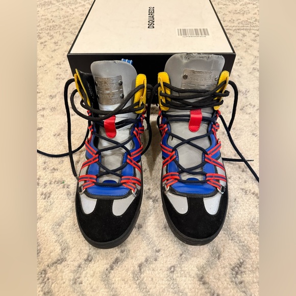 DSQUARED2 | Shoes | Dsquared2 Mens Suede High Top Sneakers | Poshmark